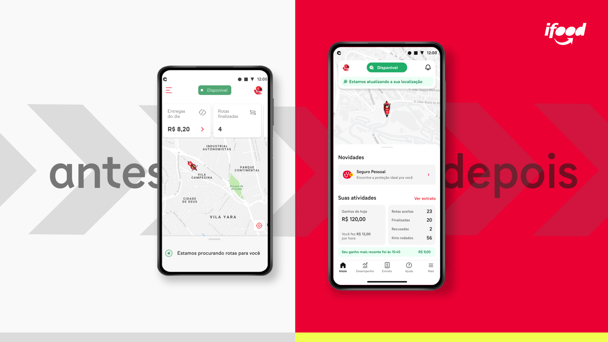 Novidades e melhorias no app iFood para Entregadores